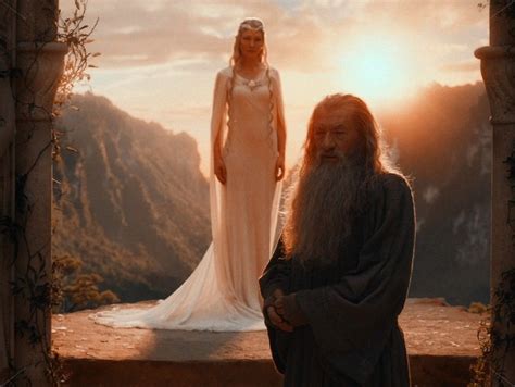 Gandalf And Galadriel Middle Earth The Hobbit An Unexpected Journey