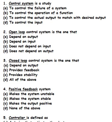Solved Control System Is A Study A To Control The Chegg Com