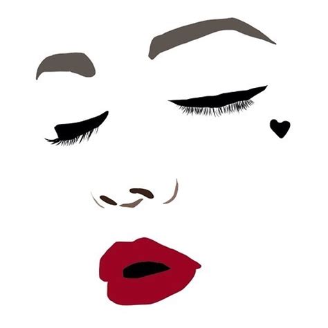 Pin Up Girl Face Drawing Free Download On Clipartmag