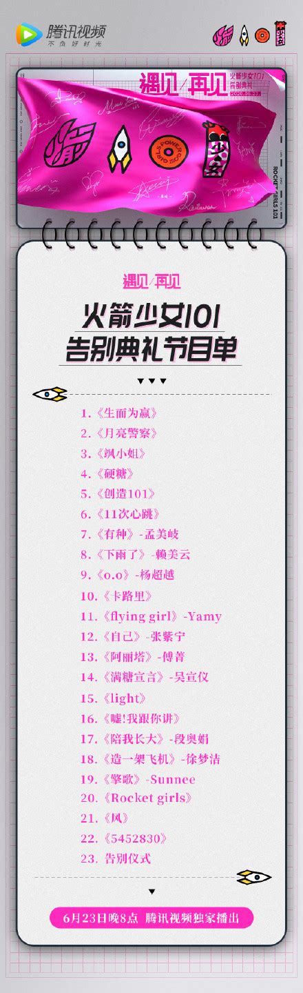 2020火箭少女告别典礼节目单（附直播入口）深圳之窗