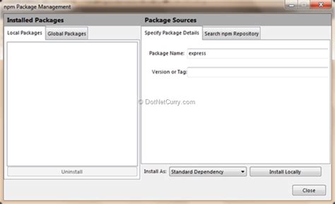 Building Nodejs Applications In Visual Studio Mean Stack Dotnetcurry