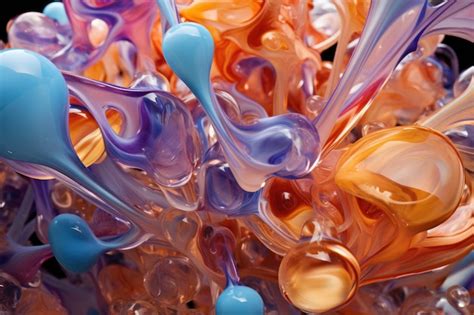 Premium Ai Image Colorful Liquid Texture Background