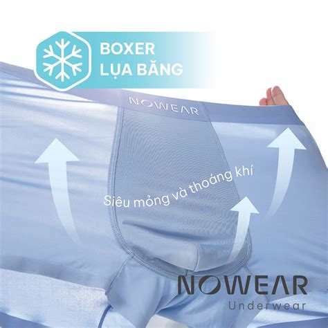 Combo 5 Quần Boxer Nam Nowear Thun Lạnh Cao Cấp Quần Sịp đùi Nam Co