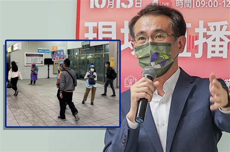 張善政團隊在車站內違規宣傳遭批「管理有問題」 成立婦幼局政策更遭鄭運鵬質疑「對政府機關不熟」
