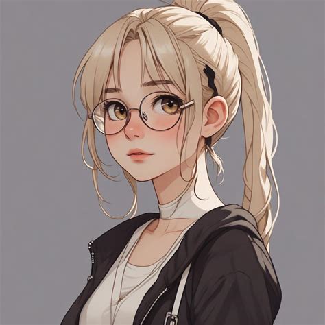 简笔画戴眼镜扎马尾的小女孩（14张） 简笔画图片大全