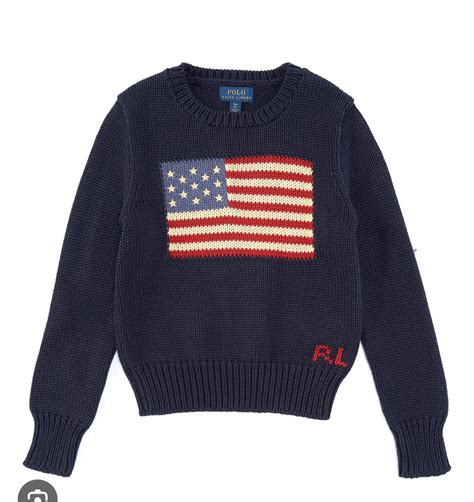 Ralph Lauren Flag Sweater Usashopdirect Llc
