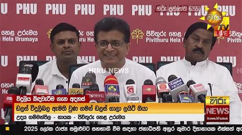 තනි වඳුරෙක් ලංකාවටම ලයිට් කැපුවා හත්වලාමේ බලශක්ති ඇමති ගහලාද ඉන්නේ Hiru News