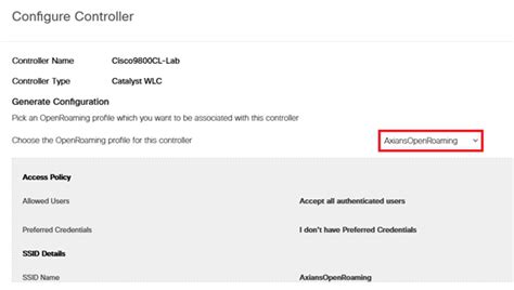 Openroaming Configuration Using Cisco Spaces Network Jon
