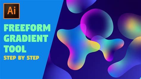 Freeform Gradient Tool Illustrator Cc Tutorial New Feature 2019