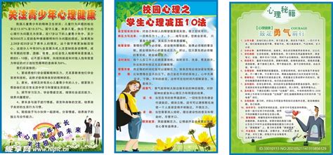 关注青少年心理健康设计图 展板模板 广告设计 设计图库 昵图网