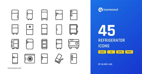 Refrigerator Icon Pack 45 Free Download Appliances Icons Iconscout