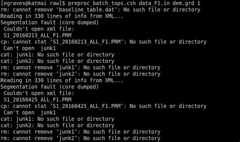 Issue With Preproc Batch Tops Csh Issue Gmtsar Gmtsar GitHub
