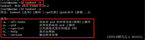 Taskset 查询或设置进程绑定cpu（亲和性）taskset F Csdn博客