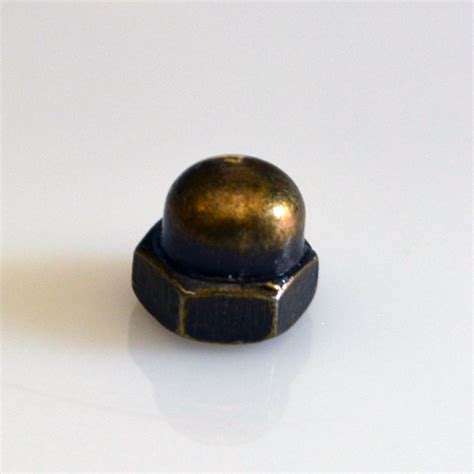 Cap Nut Antique Brass
