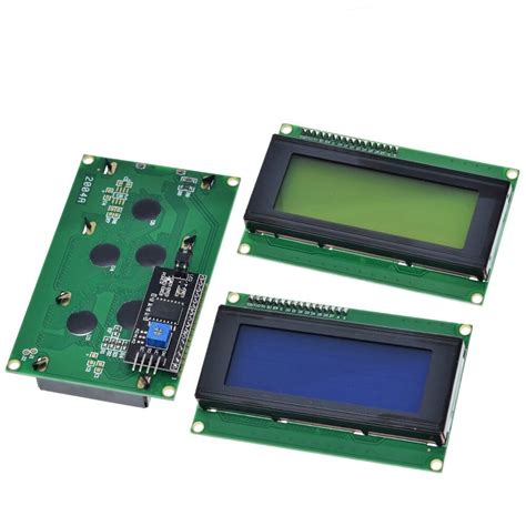 LCD2004 I2C 2004 20x4 2004A Blue Green Screen HD44780 Character LCD W