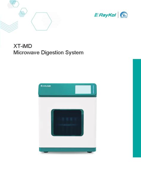 Raykol Xt Imd Microwave Digestion System Pdf Infrared Microwave