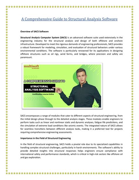 Ppt A Comprehensive Guide To Structural Analysis Software Powerpoint