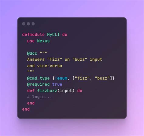 What Would Be The Most Idiomatic Way To Declare Cli Cmds Using A Library Chat Discussions