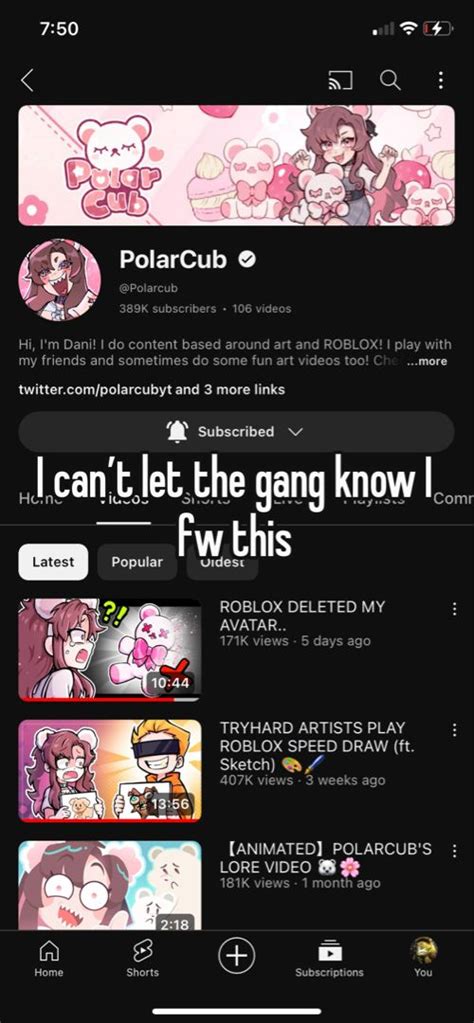 Dani Polarcub Outro Music Cool Drawings Cubs Art Polar Cub