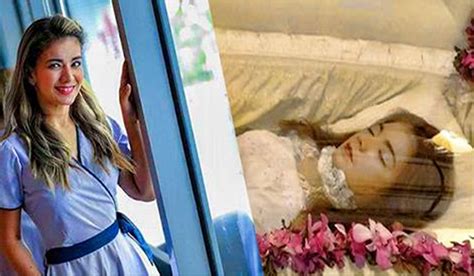 Isabel Granada Nagmistulang Sleeping Beauty Sa Kanyang Burol Read Tube