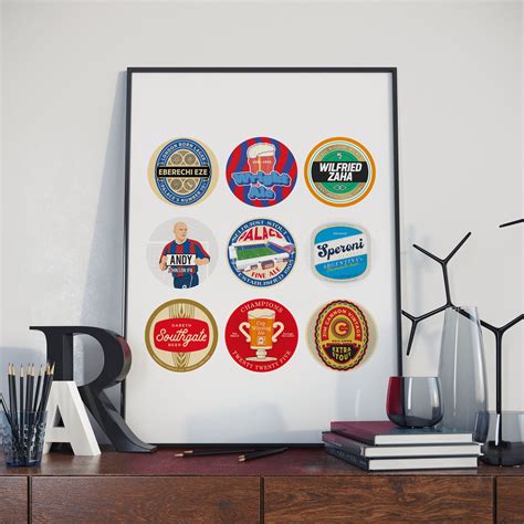 Arsenal Beer Mat Art Poster Boot And Ball
