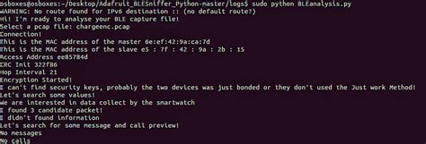 Example Of The Scapy Script S Output Of The Encrypted Fitbit Charge Download Scientific Diagram