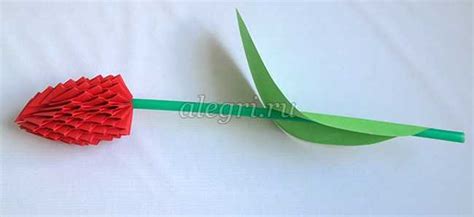 Как сделать тюльпан из бумаги учимся легко и быстро делать тюльпаны своими руками