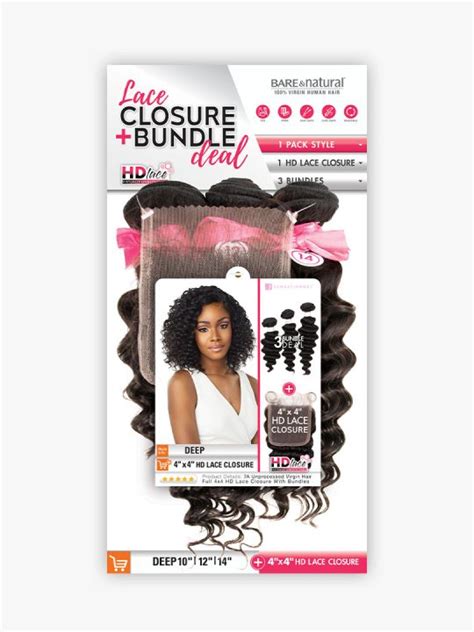 Hh Deep Bandn 4x4 Lace Closure Bundle Deal 4uhair Unlimited