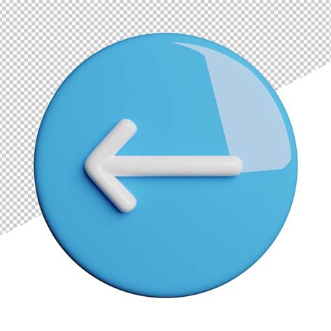 Um Círculo Azul Com Uma Seta Branca Nele Psd Premium