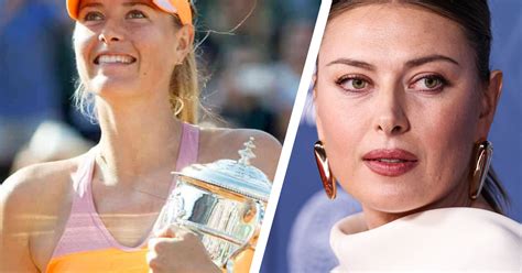 Tennis Legends Maria Sharapova Career Grand Slam Winner With A