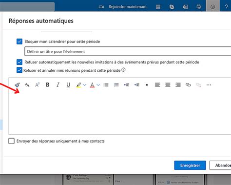 Comment Paramétrer Une Réponse Automatique Sur Outlook Web