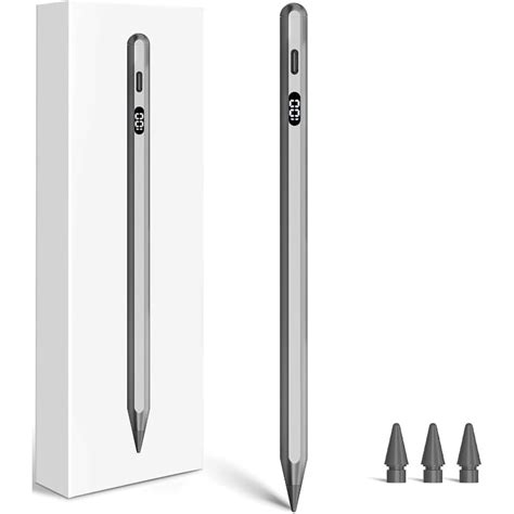 Apple Pen For Ipad Ipad Pen With Battery Meter Palm Rejection Tilt Sensitivity Pencil For