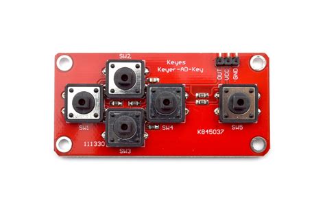 Teclado Analógico De 5 Pulsadores Para Arduino Digital Codesign