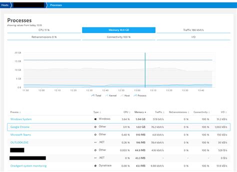 What Memory Size Does Display On Consuming Process Analysis Dynatrace Community