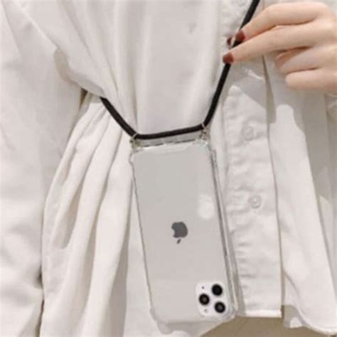 완두하우스 김혜수 투명방탄 스트랩 케이스 목걸이 핸드폰 줄 폰스트랩 케이스 범퍼 젤리 아이폰 11 12 13 14 Pro 갤럭시 Z플립 노트20 10 S21 S22 S23