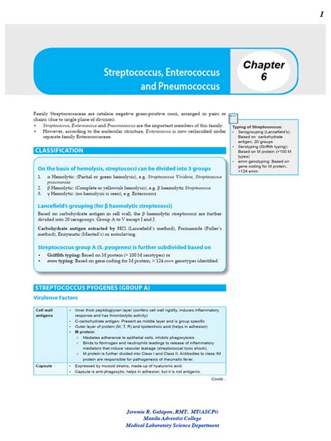 Module 5 Streptococci And Enterococci Pdf Streptococcus Microbiology