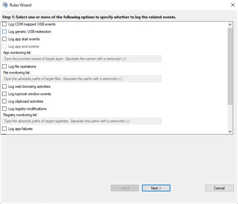 Configure Event Detection Policies Session Recording 2407
