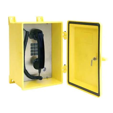 NEMA X VoIP Rugged Handset Telephone Model Series Keypad Yellow YL GAI