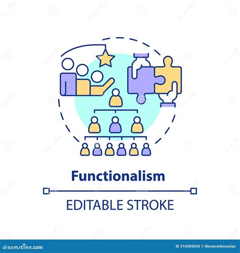 Functionalism Multi Color Concept Icon Stock Vector Illustration Of Aesthetic Icon 310489043