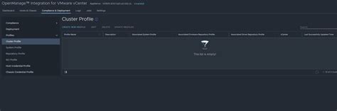 Dell Openmanage How To Resolve Cluster Profile Not Created Or Cluster Not Associated To A