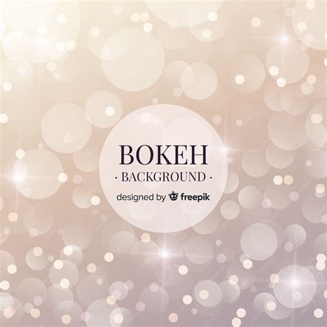 우아한 Bokeh 배경 무료 벡터