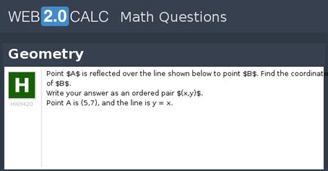 View Question Geometry