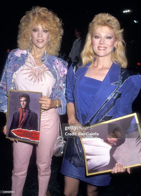 Actress Judy Landers And Actress Audrey Landers Attend David News