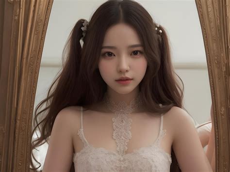 Premium Ai Image 3d Rendering Cutee Woman Ai Generative