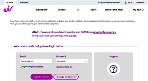 Eir Webmail Account Login Webmail Eir Com