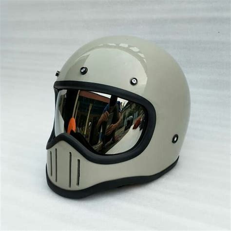 Coffee Racer Arts Custom M50 Vintage Racer Helmet Motorcycle Gear