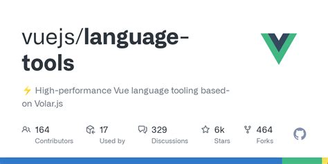 Github Vuejslanguage Tools ⚡ High Performance Vue Language Tooling