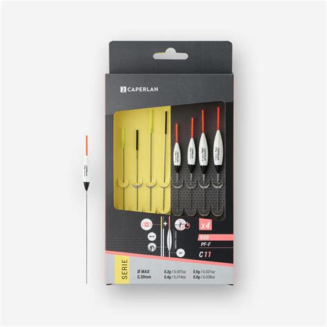 Dobber Voor Statisch Karpervissen Pf F900 C11 Set Met 4 Stuks Caperlan Decathlon Nl