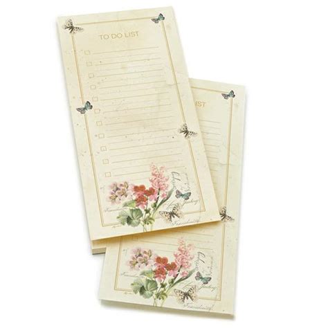 Romantica To Do List Memo Pad