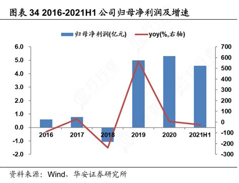 如何了解2016 2021h1公司归母净利润及增速具体情况如何行行查行业研究数据库